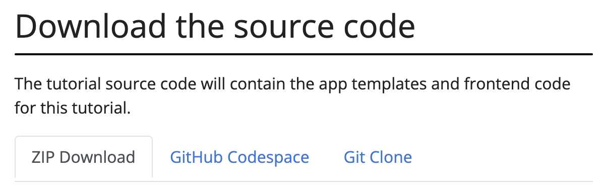 Tutorial: reorder tabs to download source code · Issue #363 · radius-project/docs · GitHub