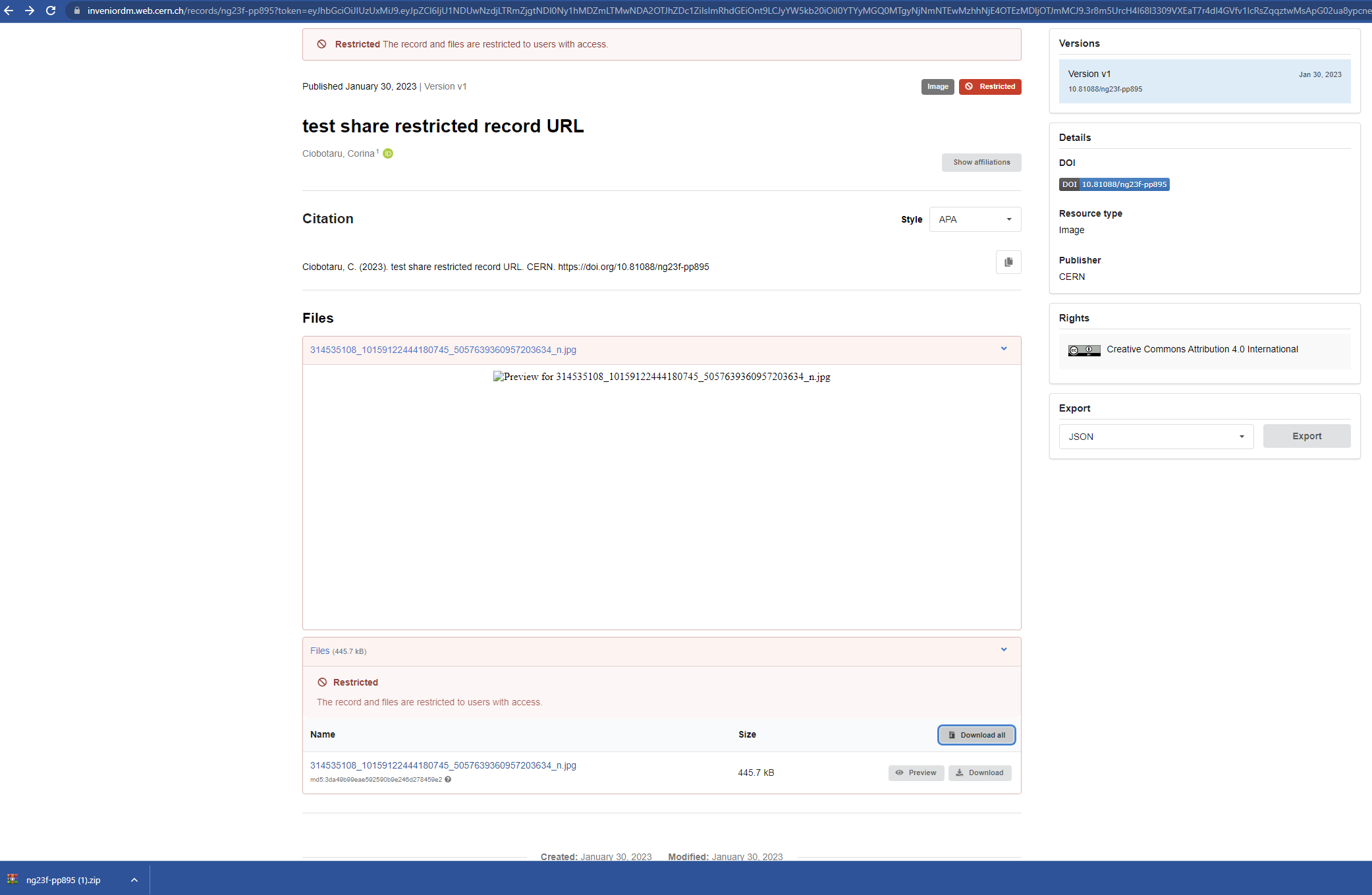 Permissions: Download-all button does NOT respect shared links permissions · Issue #1168 ...