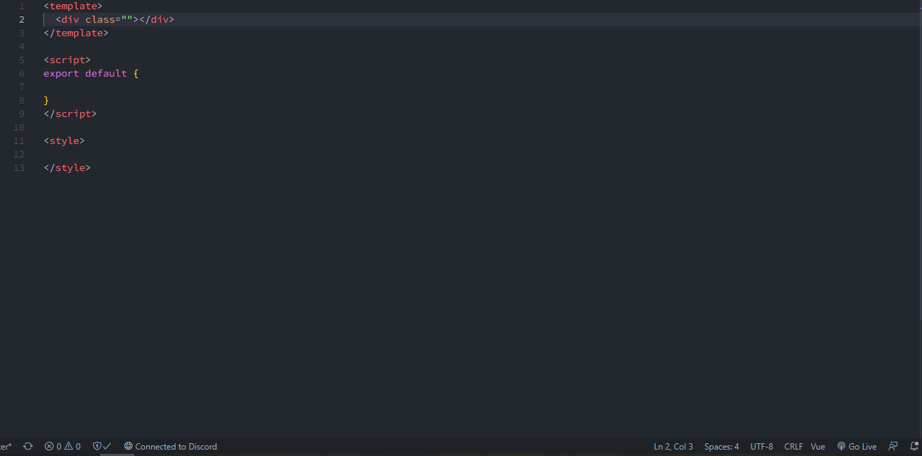 Make scaffold snippet follow `tabSize` · Issue #680 · vuejs/vetur · GitHub
