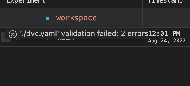 Data trees: handle better broken DVC files · Issue #2254 · iterative/vscode-dvc · GitHub