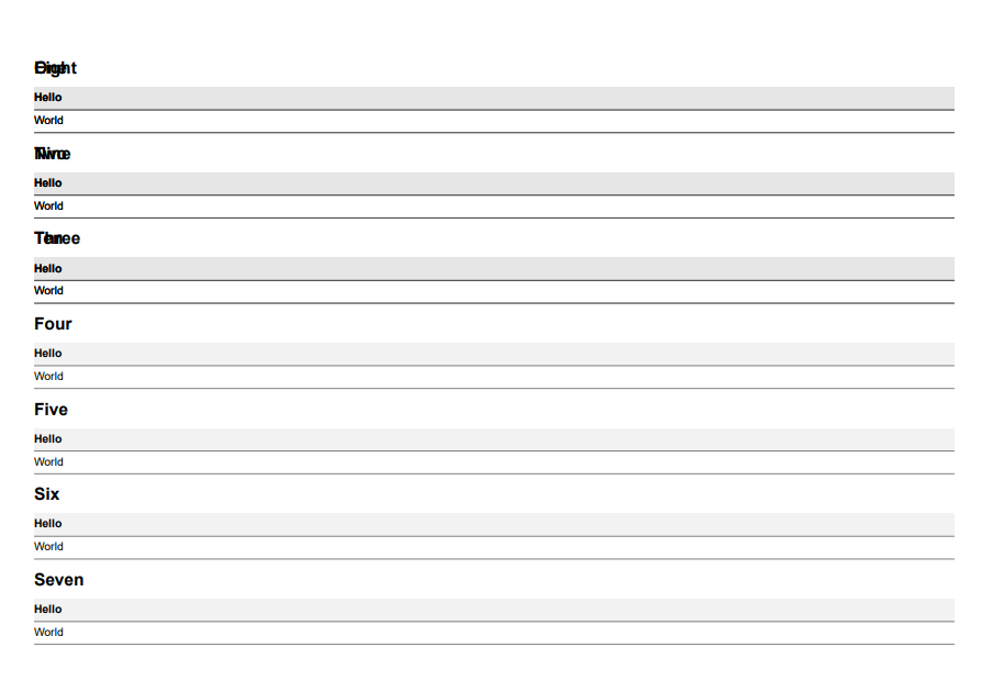Tables Overwrite Previous Tables On The Same Page Issue 38 