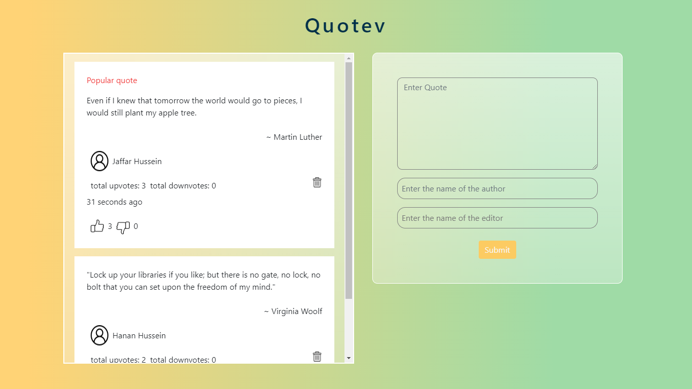 GitHub - Hanan-Hussein/Quotev: Quotev is a fun website where one can ...