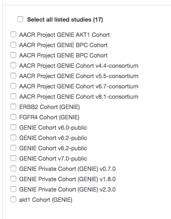 Create separate database & backend for older GENIE studies · Issue #113 · knowledgesystems ...