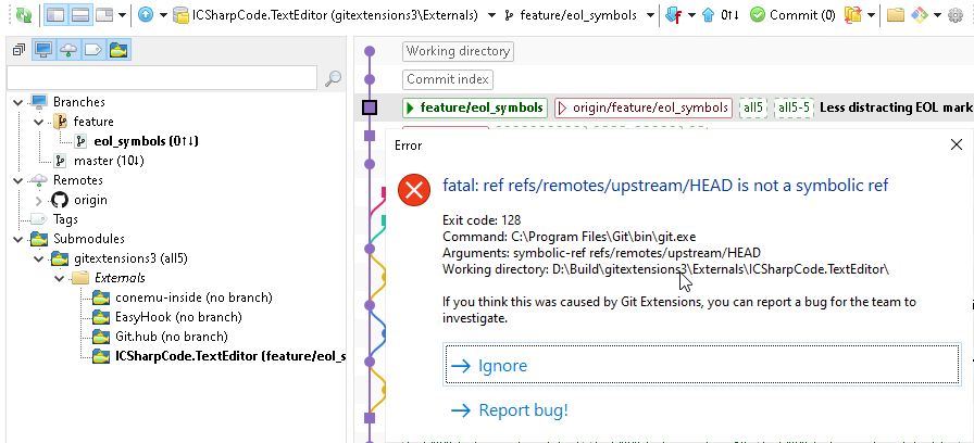 GitCommandCache is not cleared when switching repo · Issue #9865 · gitextensions/gitextensions ...