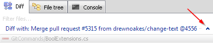 Diff list: Collapse indicator of headings not clickable and can be invisible · Issue #5332 ...