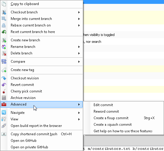 Standardize revision grid context menu by mstv · Pull Request #6229 ...