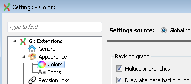 Colors setting page without title · Issue #6240 · gitextensions ...
