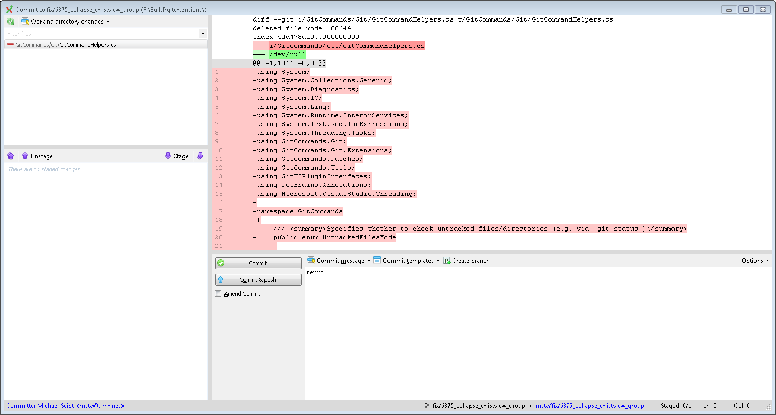 Vertical scrollbar of diff missing in Commit dialog occasionally · Issue #6435 · gitextensions ...