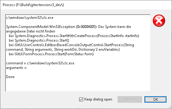 [NBug] The system cannot find the file specified · Issue #8221 · gitextensions/gitextensions ...