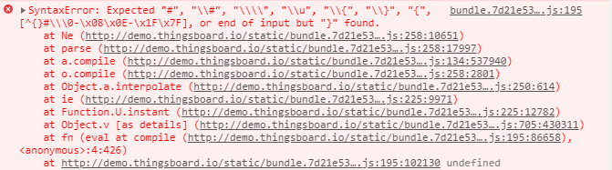 Syntaxerror While Hovering Over Icons With Tooltip On The Devices Tab