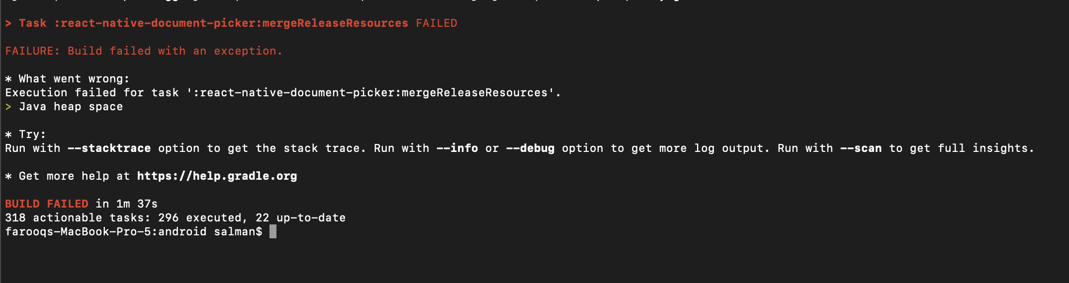 assembleRelease build failed · Issue #438 · react-native-documents ... assembleRelease build failed · Issue #438 · react-native-documents ...