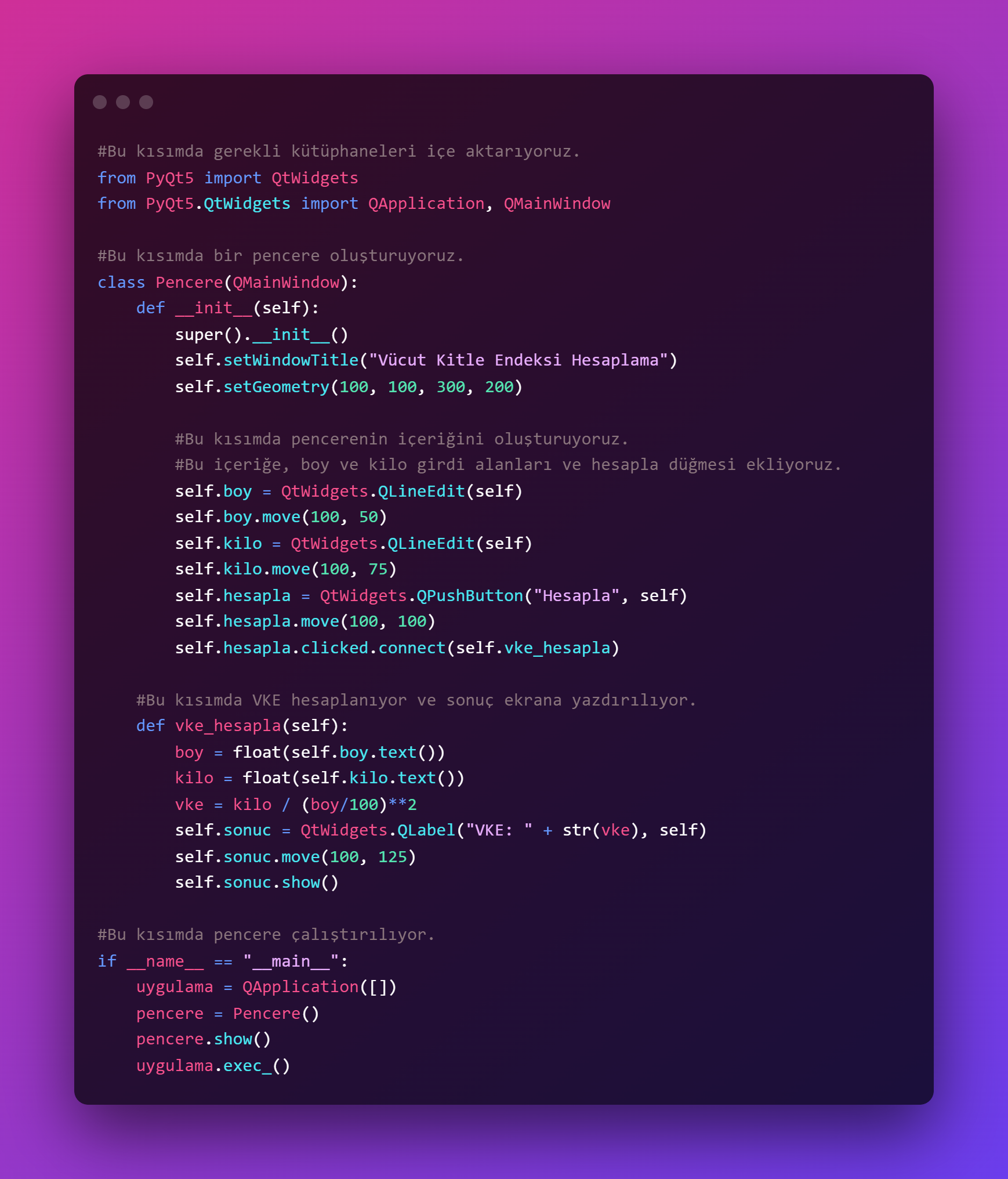 GitHub - aliaytanocal/Vucut-Kitle-Endeksi-Hesaplama