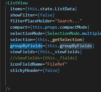 SPFX Contorl ListView control · Issue #1111 · pnp/sp-dev-fx-controls-react · GitHub