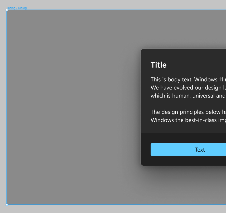 WinUI Design Toolkit Bug: Dark dialogs of the maximum size have offset ...