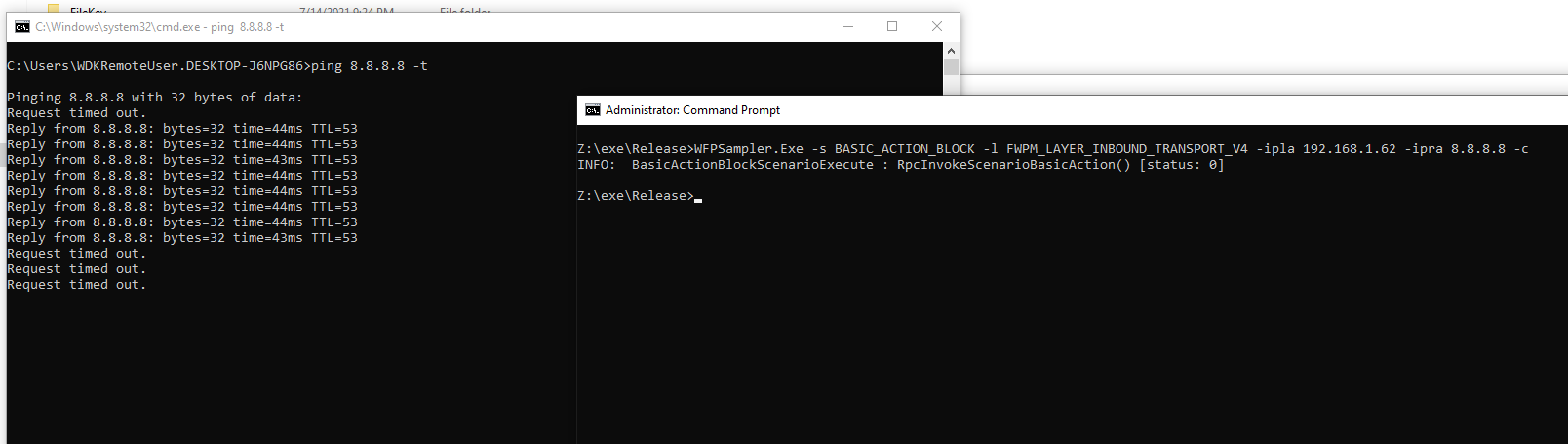 WFPSampler: Your organization used windows defender application control to block this app ...