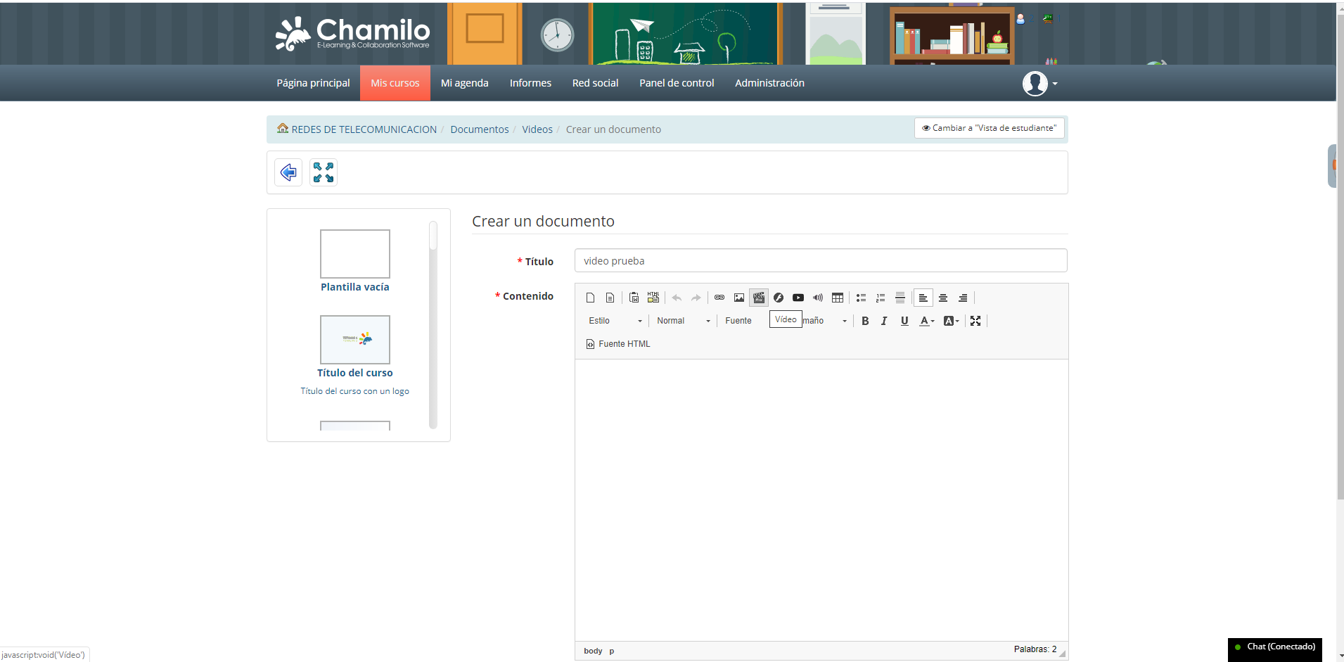 No reproducen los videos en la plataforma Chamilo · Issue #3196 · chamilo/chamilo-lms · GitHub
