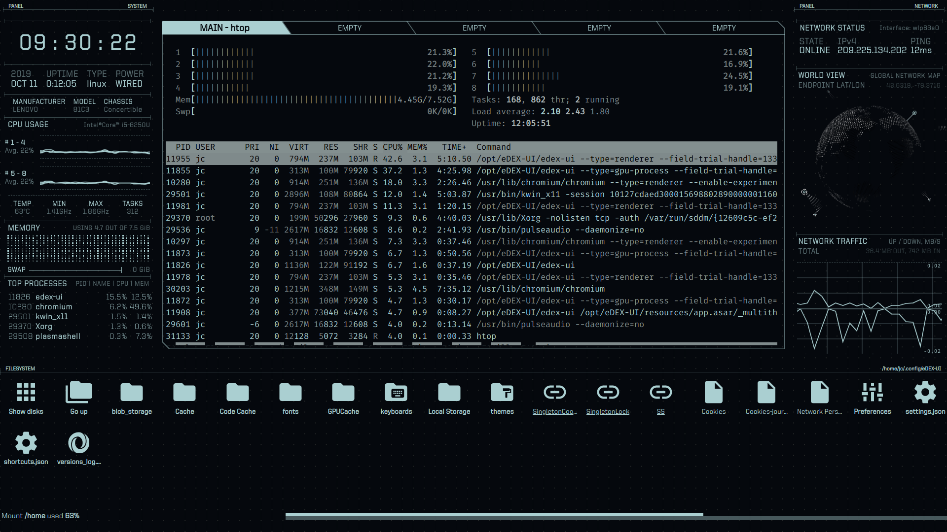 i3-wm application popup function · Issue #594 · GitSquared/edex-ui · GitHub