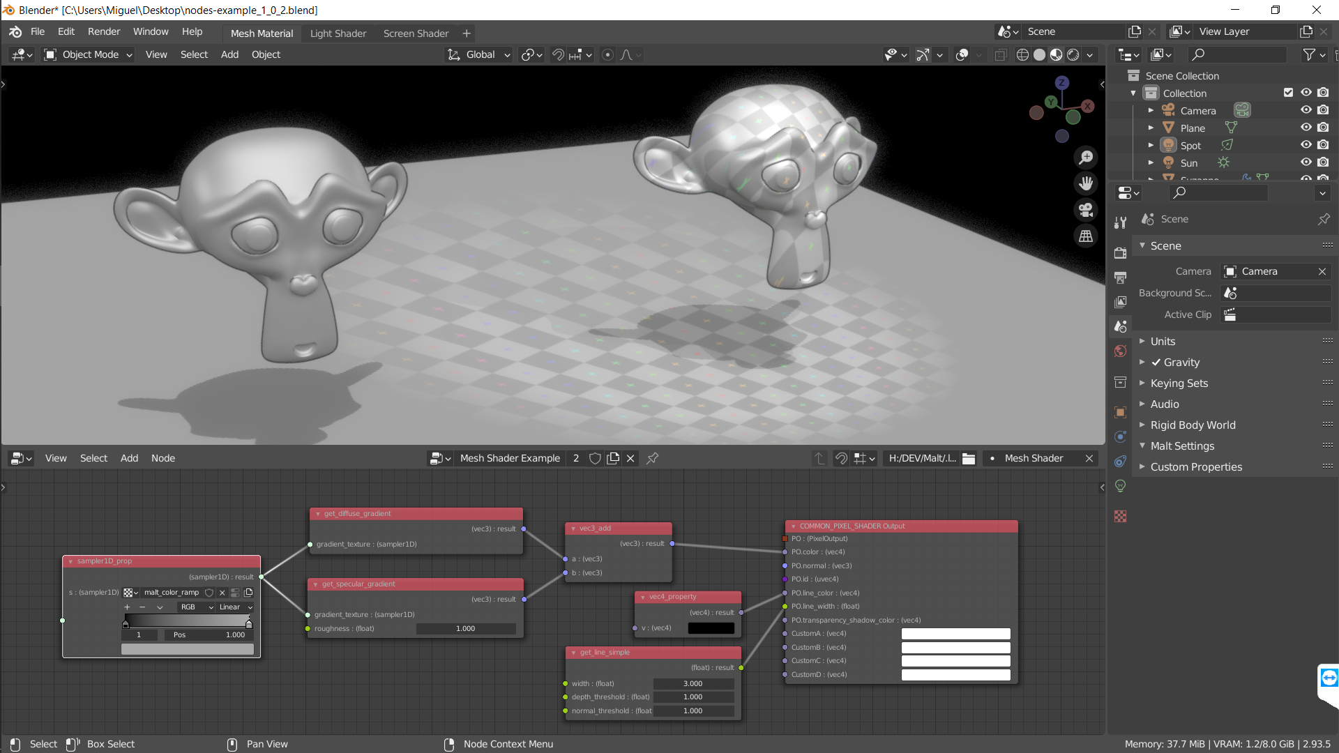 Is sampler1D datatype supported as output in node? · bnpr Malt · Discussion #184 · GitHub