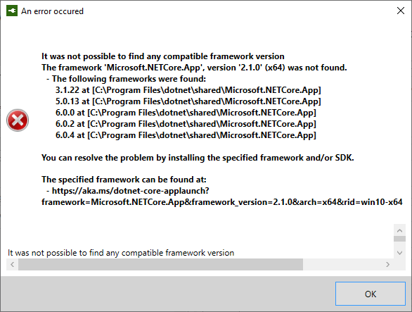 Nswag studio requires 'Microsoft.NETCore.App', version '2.1.0' · Issue #3985 · RicoSuter/NSwag ...
