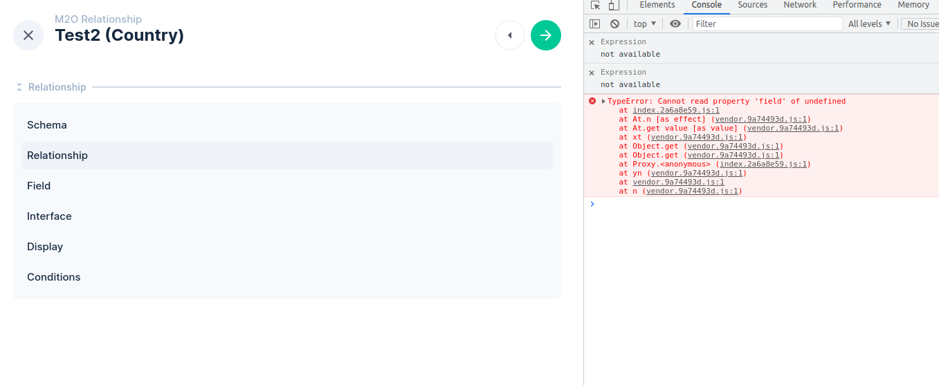 Cannot read property 'field' of null · Issue #7247 · directus/directus · GitHub