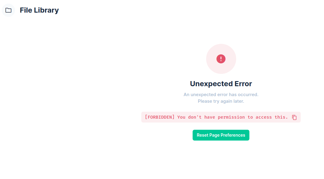 A Role With All Permissions Enabled Does Not Have Access To Files · Issue 11200 · Directus 