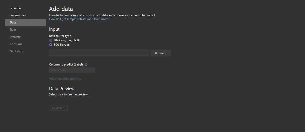 Data page does not update fast when we switch between data source types. · Issue #2417 · dotnet ...