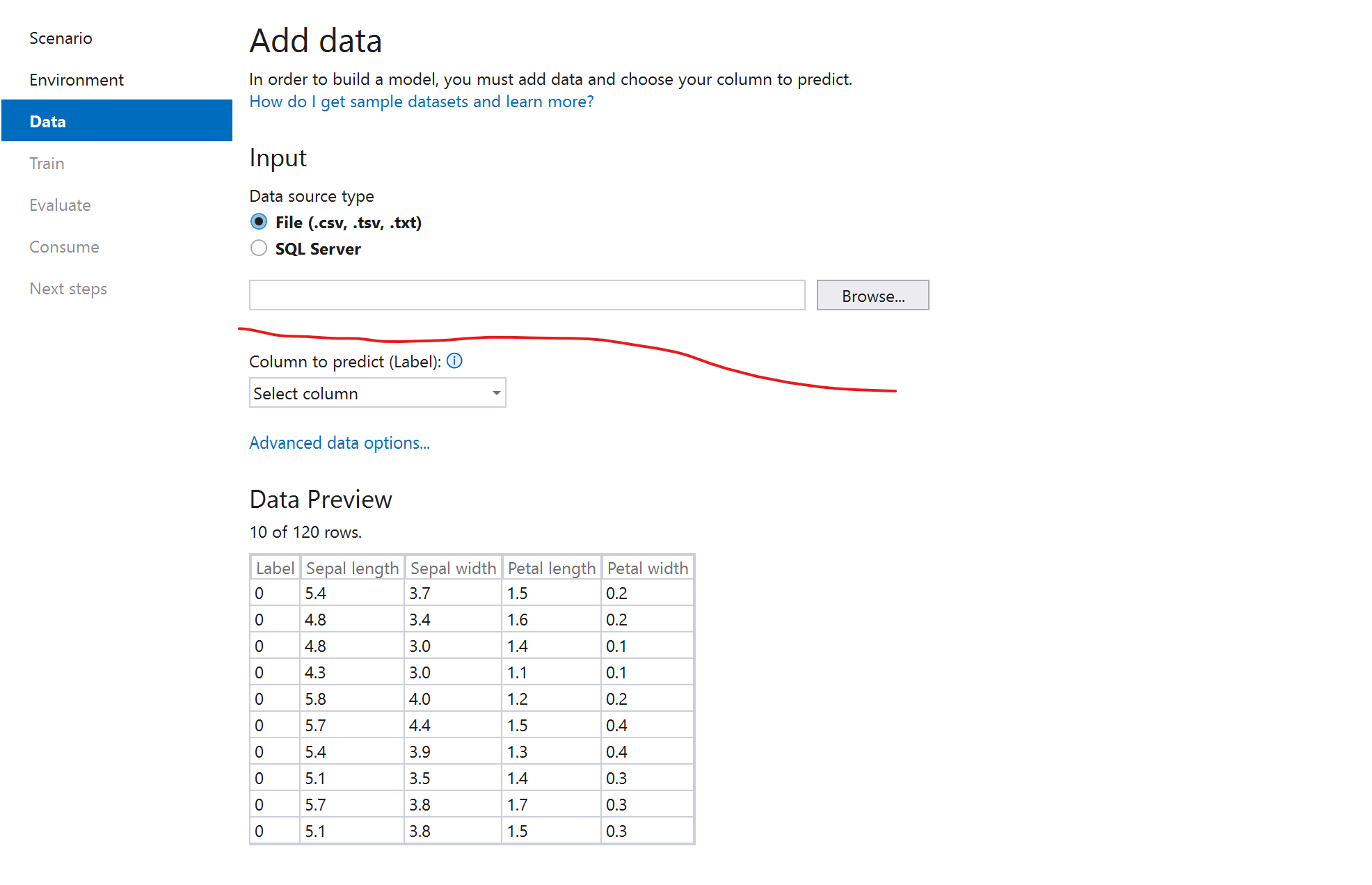 Column selection problem · Issue #2594 · dotnet/machinelearning-modelbuilder · GitHub