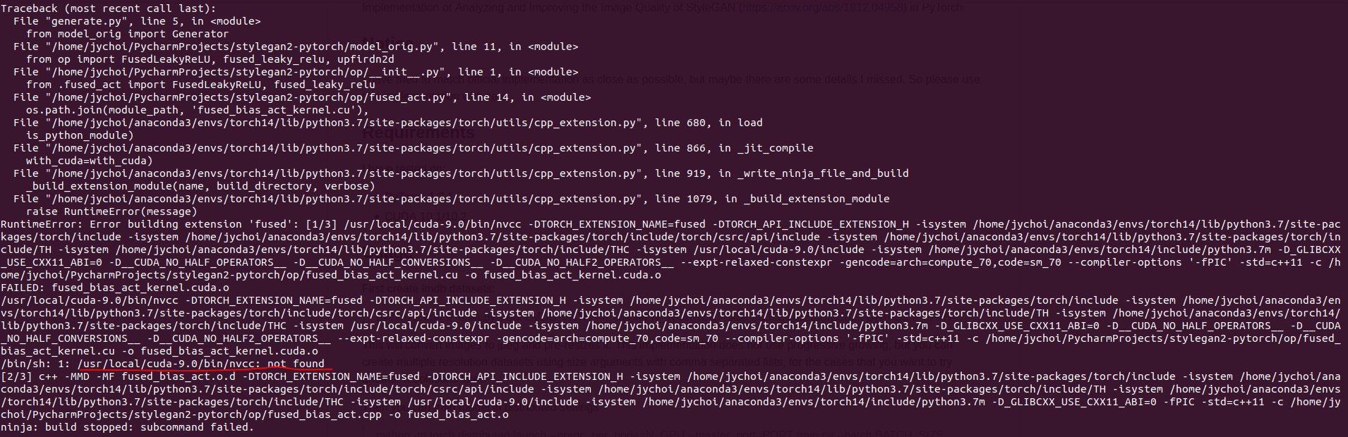error importing fused operation in model.py with pytorch 1.4 version · Issue #43 · rosinality ...