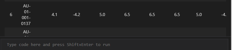 Horizontal scroll bar disappears when scrolling up text output in the interactive window · Issue ...