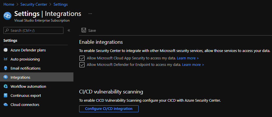 The screenshot for Enable Integration is old · Issue #76958 · MicrosoftDocs/azure-docs · GitHub