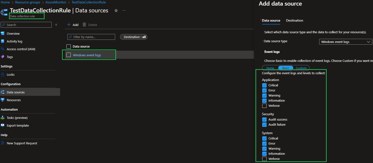 Configure security events data collection via Powershell? · Issue #98168 · MicrosoftDocs/azure ...