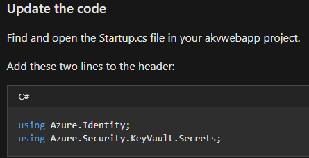 we have to add one more Namespace "using Azure.Core;" · Issue #57250 · MicrosoftDocs/azure-docs ...