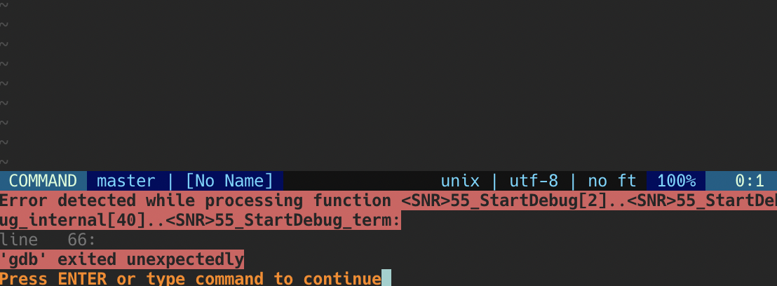 gdbが入っていないMacで:Termdebugをすると · Issue #1304 · vim-jp/issues · GitHub