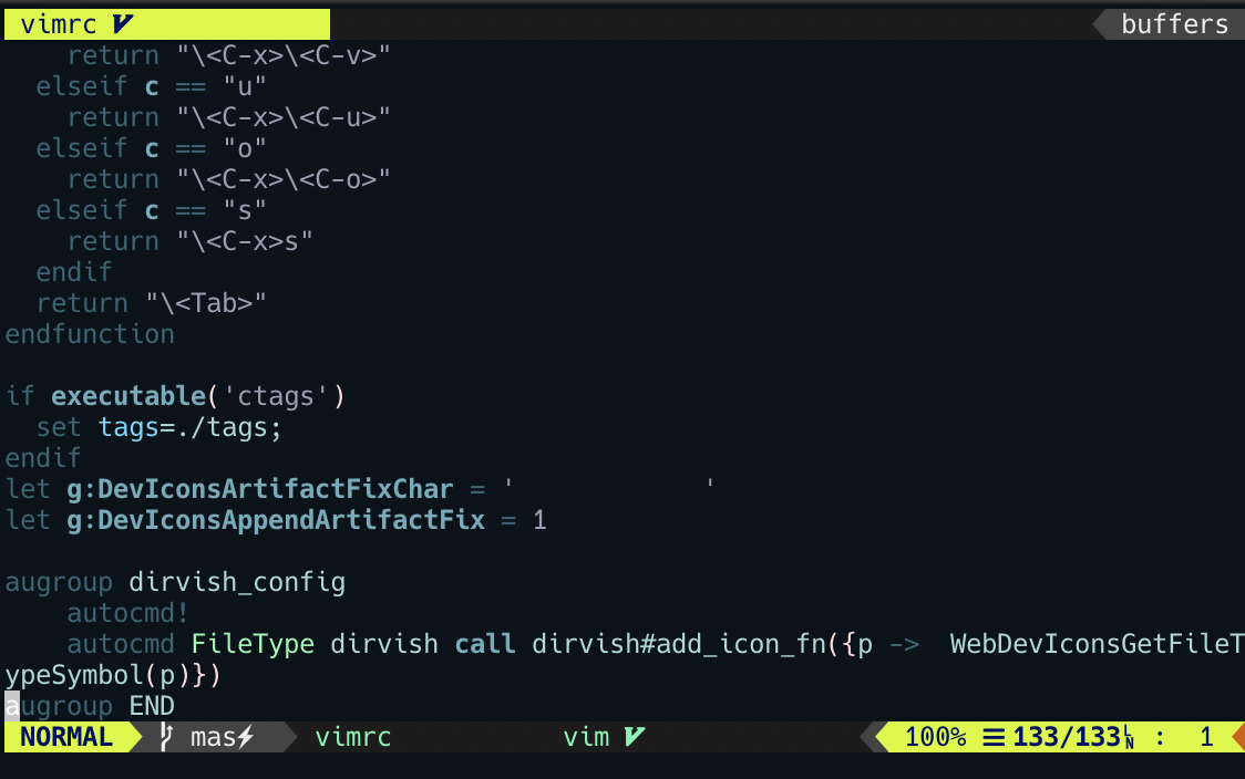 No space between icon and filename even with DevIconsAppendArtifactFix · Issue #333 · ryanoasis ...