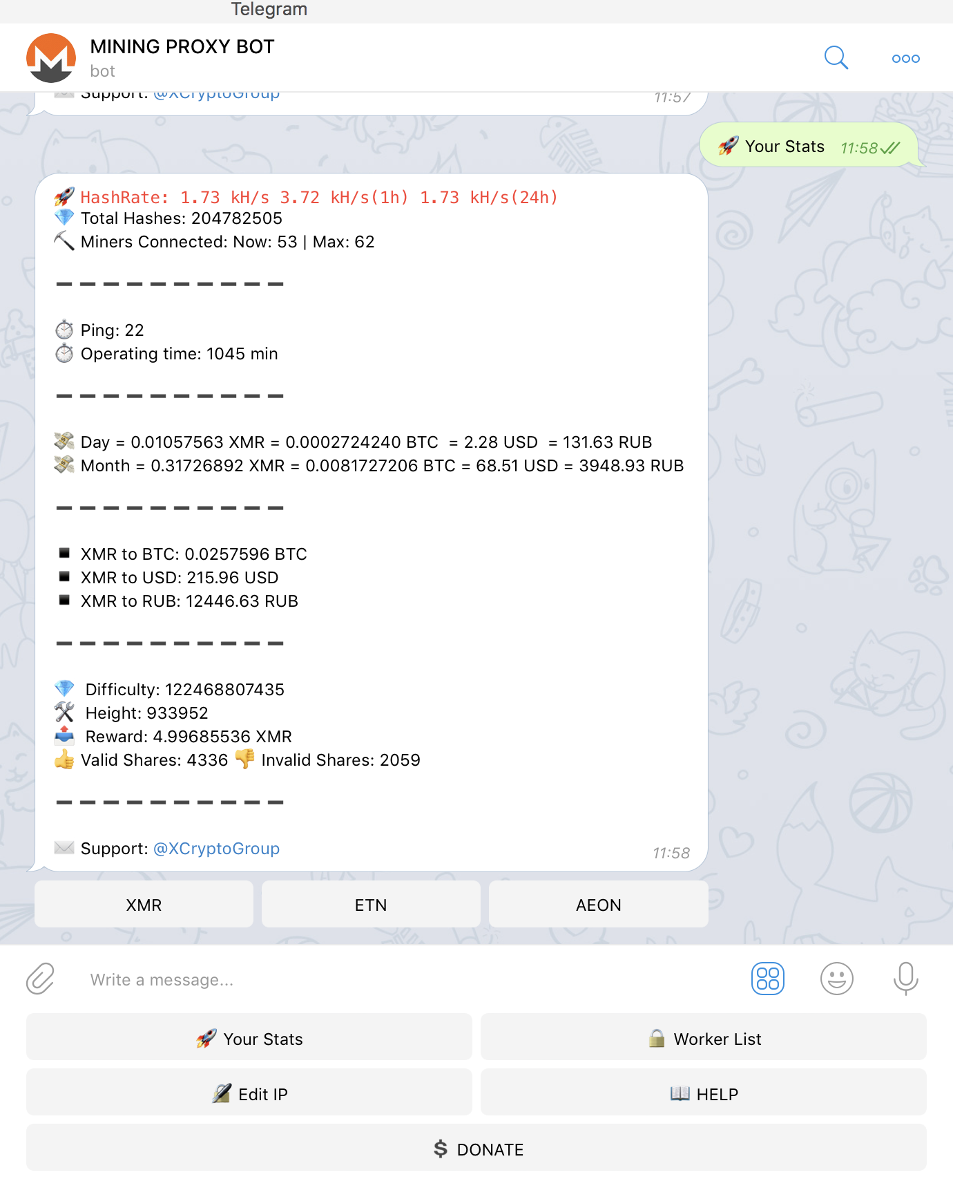 XMRIG PROXY TELEGRAM · Issue #134 · xmrig/xmrig-proxy · GitHub