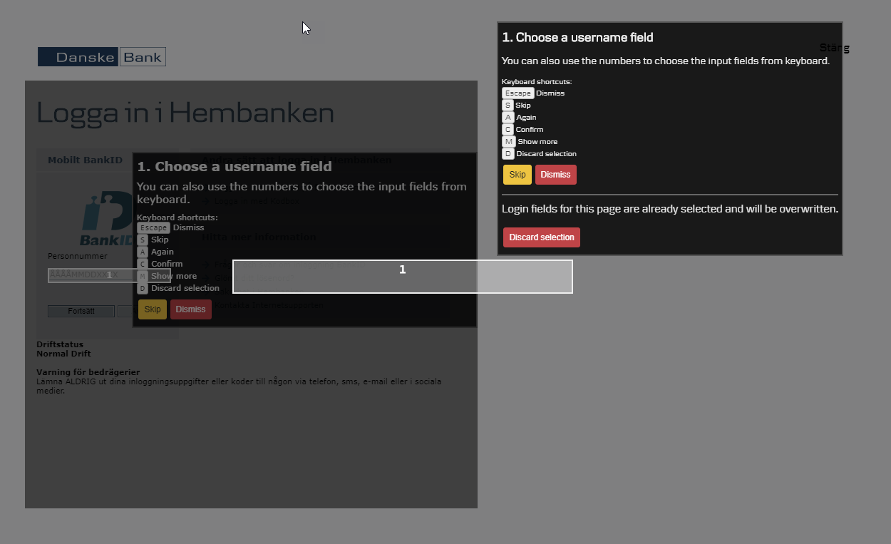 Custom login fields cannot be selected on openmediavault · Issue #939 · keepassxreboot/keepassxc ...