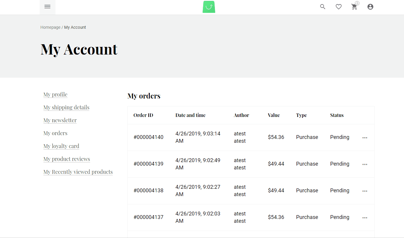 After refresh My account page user is redirected to Home Page · Issue #2809 · vuestorefront/vue ...