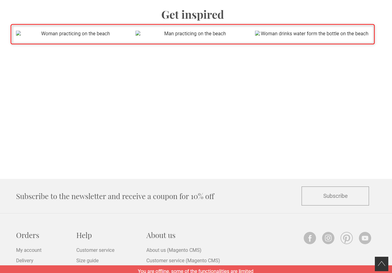 No placeholders / no photos for Get Inspire section in offline · Issue #3072 · vuestorefront/vue ...