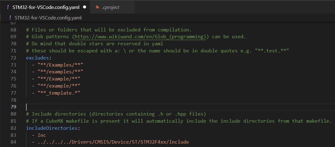 Excludes are not transfered from .cproject · Issue #115 · bmd-studio ...