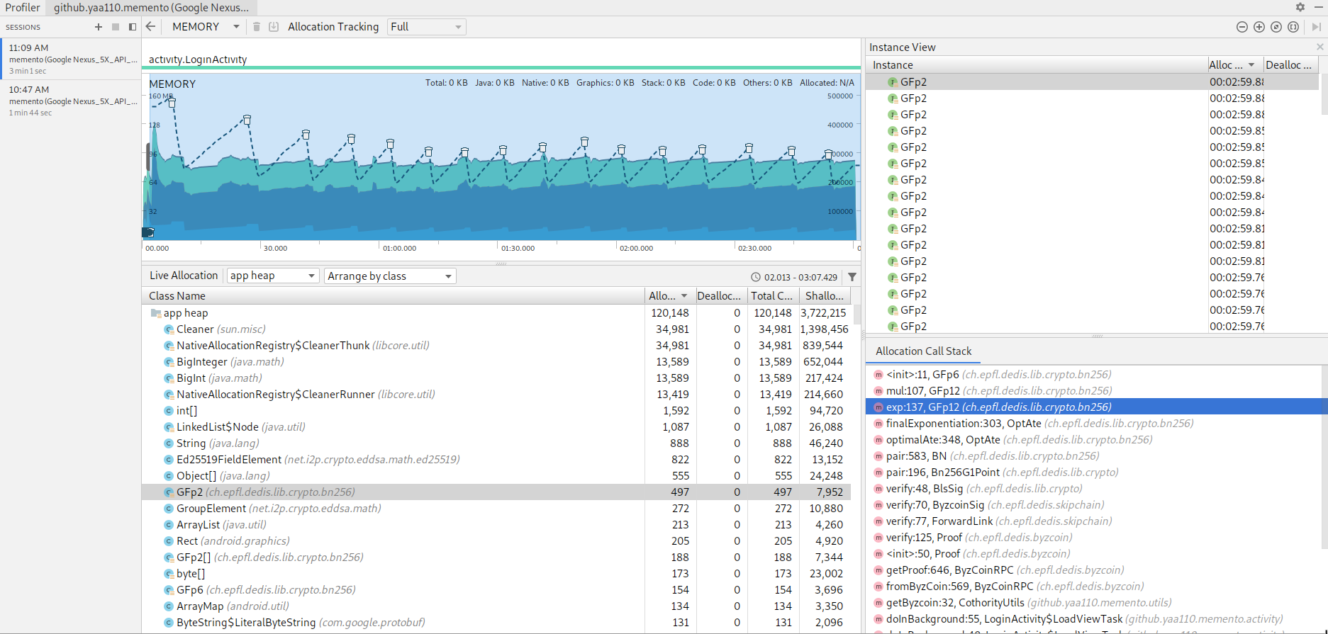 Java bn256 makes too much garbage · Issue #1877 · dedis/cothority · GitHub