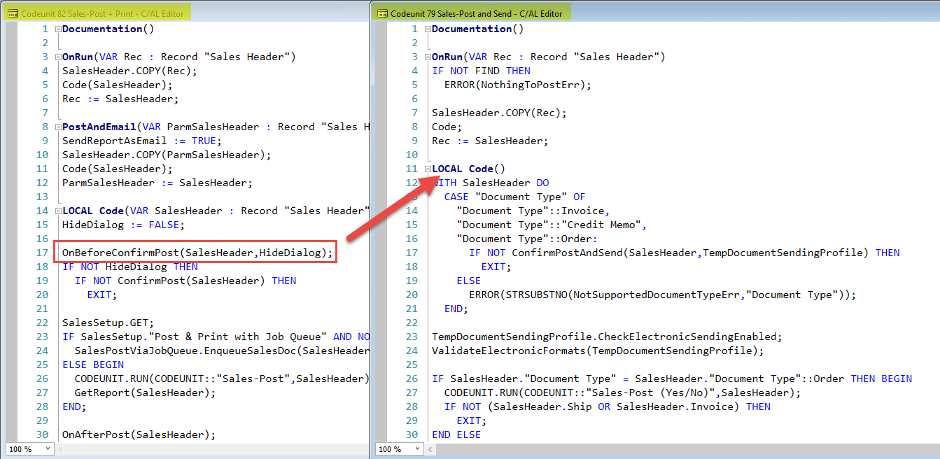 Event Request Codeunit 79 Onbeforeconfirmpost · Issue 2103 · Microsoftal · Github