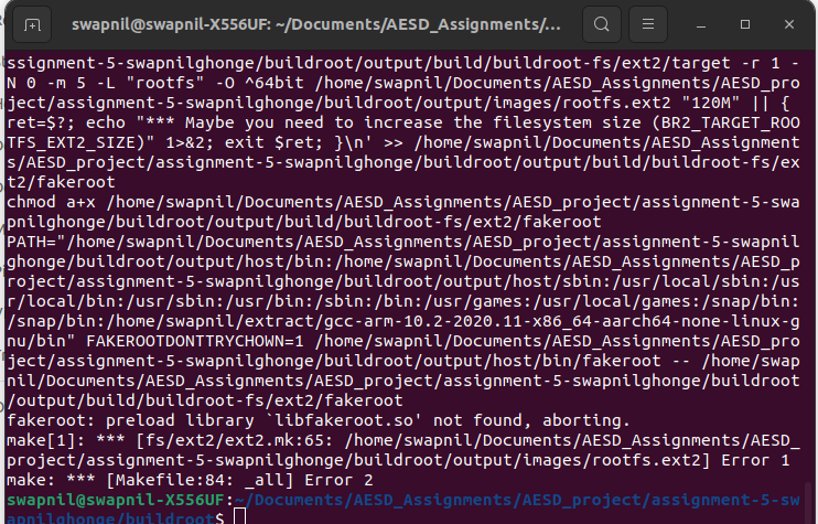 Buildroot implementation for the server model. · Issue #1 · cu-ecen-aeld/final-project ...