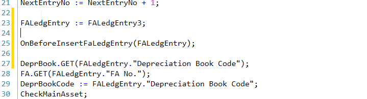 EventRequest - Codeunit 5600 - FA Insert LEdger Entry · Issue #2828 · microsoft/ALAppExtensions ...