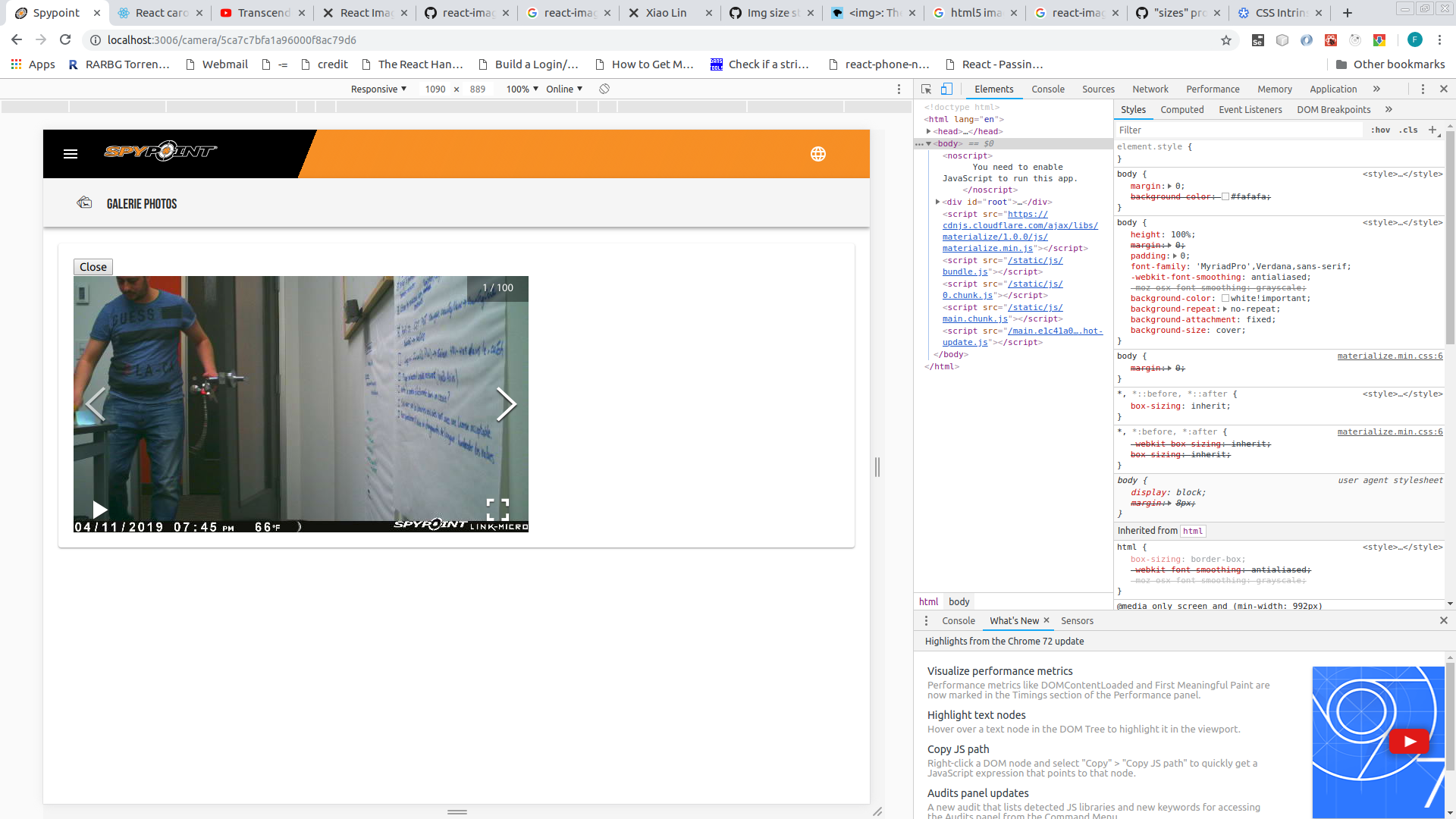 Img size stretched by the thumbnail container width · Issue #407 · xiaolin/react-image-gallery ...