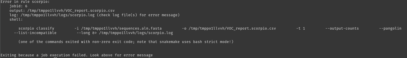 Pangolin 3.1.7 scorpio error · Issue #276 · cov-lineages/pangolin · GitHub