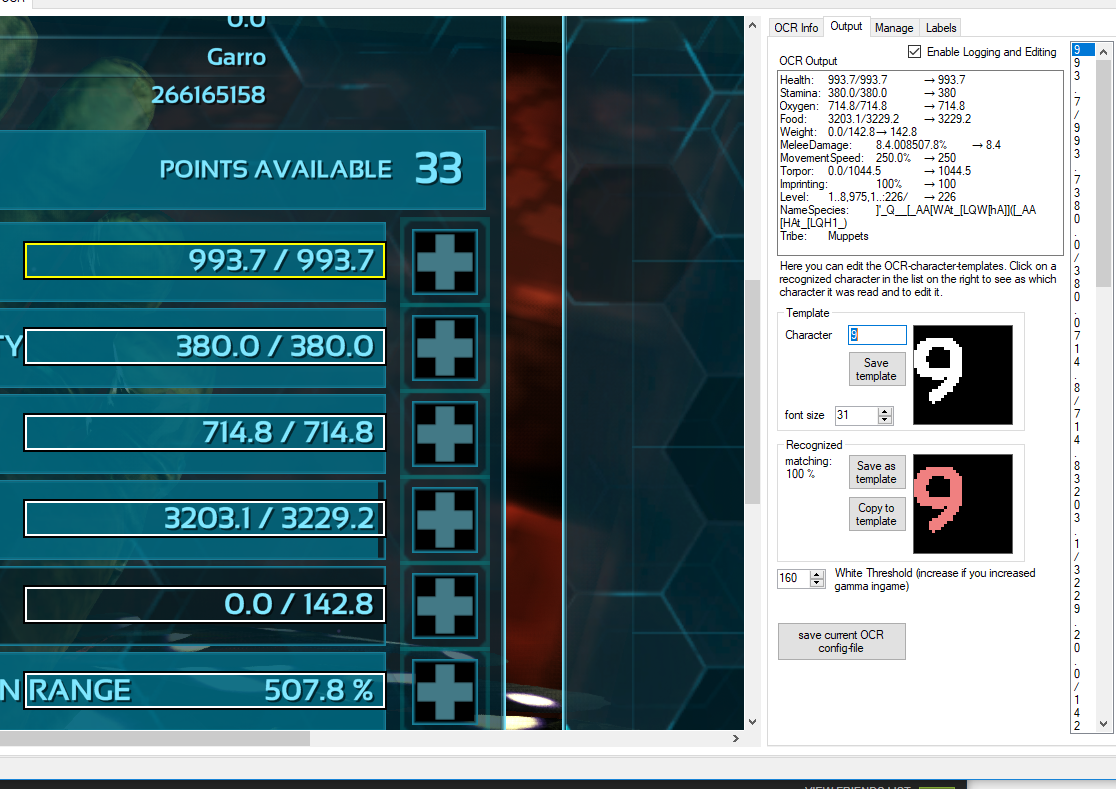 Charge Pet OCR Read issue · Issue #631 · cadon/ARKStatsExtractor · GitHub