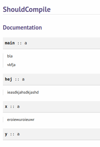Strange results with "-- ^"-docstrings above the first declaration · Issue #1059 · haskell ...