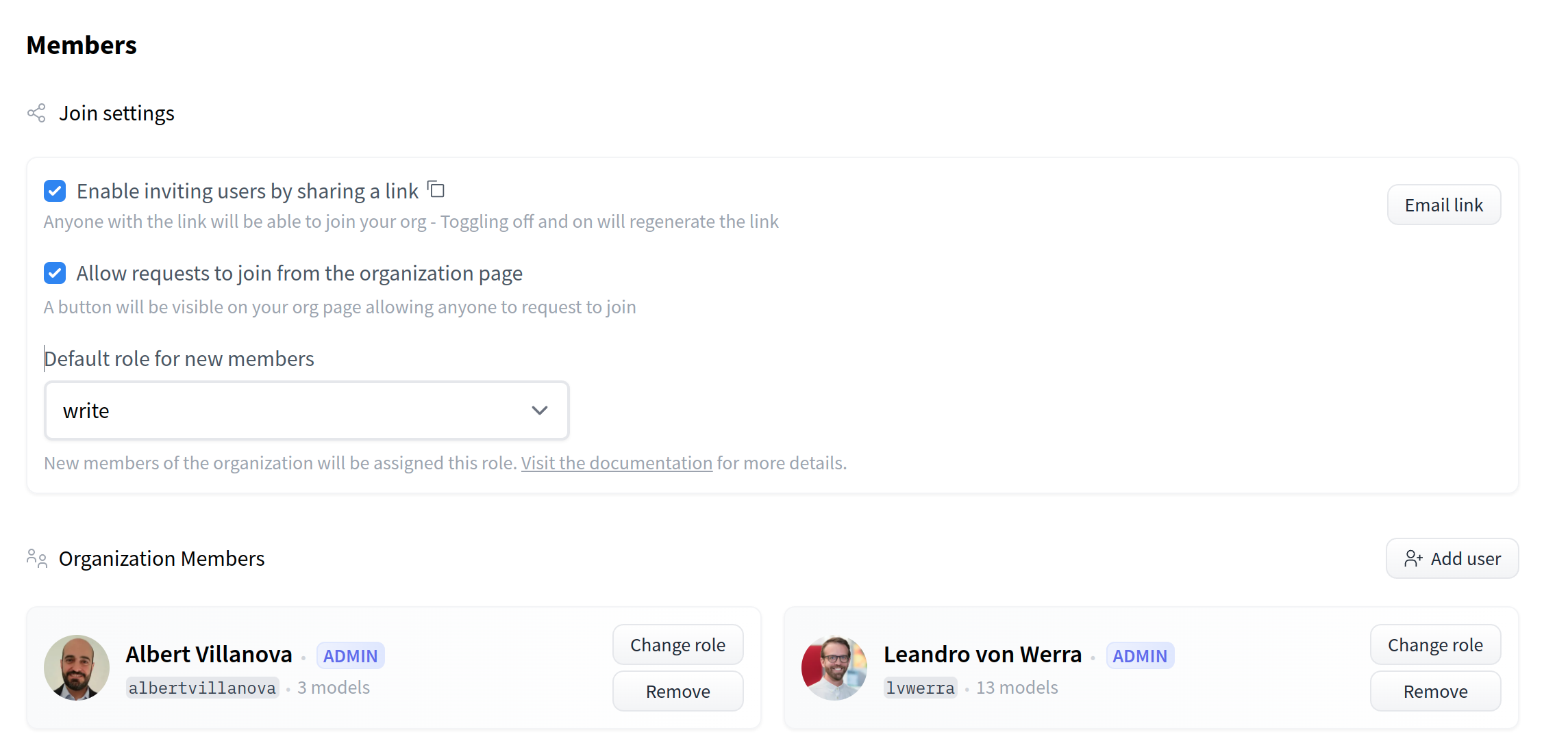 Highlight "Add User" button · Issue #158 · huggingface/hub-docs · GitHub