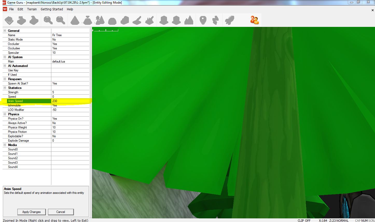 Problem in changing animation speed · Issue #310 · TheGameCreators/GameGuruRepo · GitHub