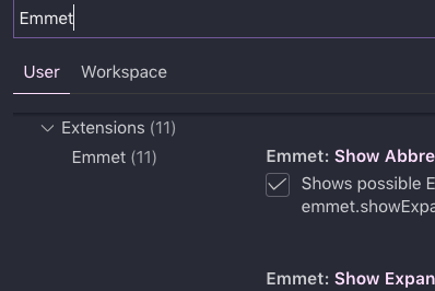 Emmet and Vetur no longer work after update · Issue #79216 · microsoft/vscode · GitHub